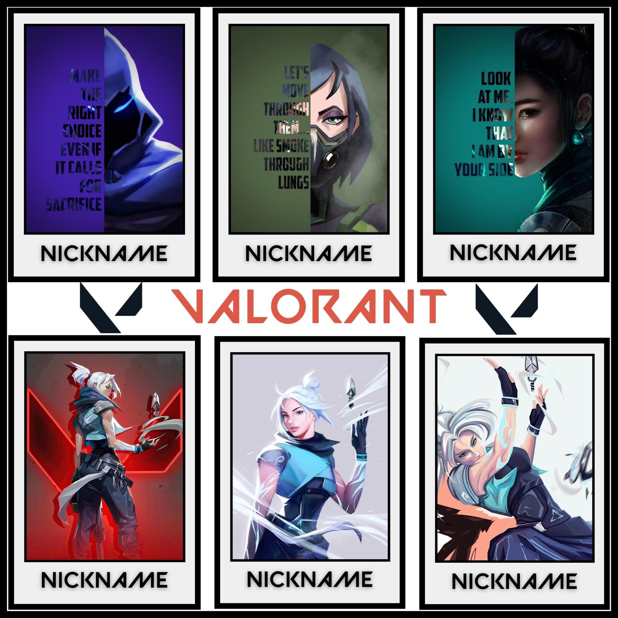 Personalized Poster Jett Valorant Poster Valorant Canvas - Etsy UK