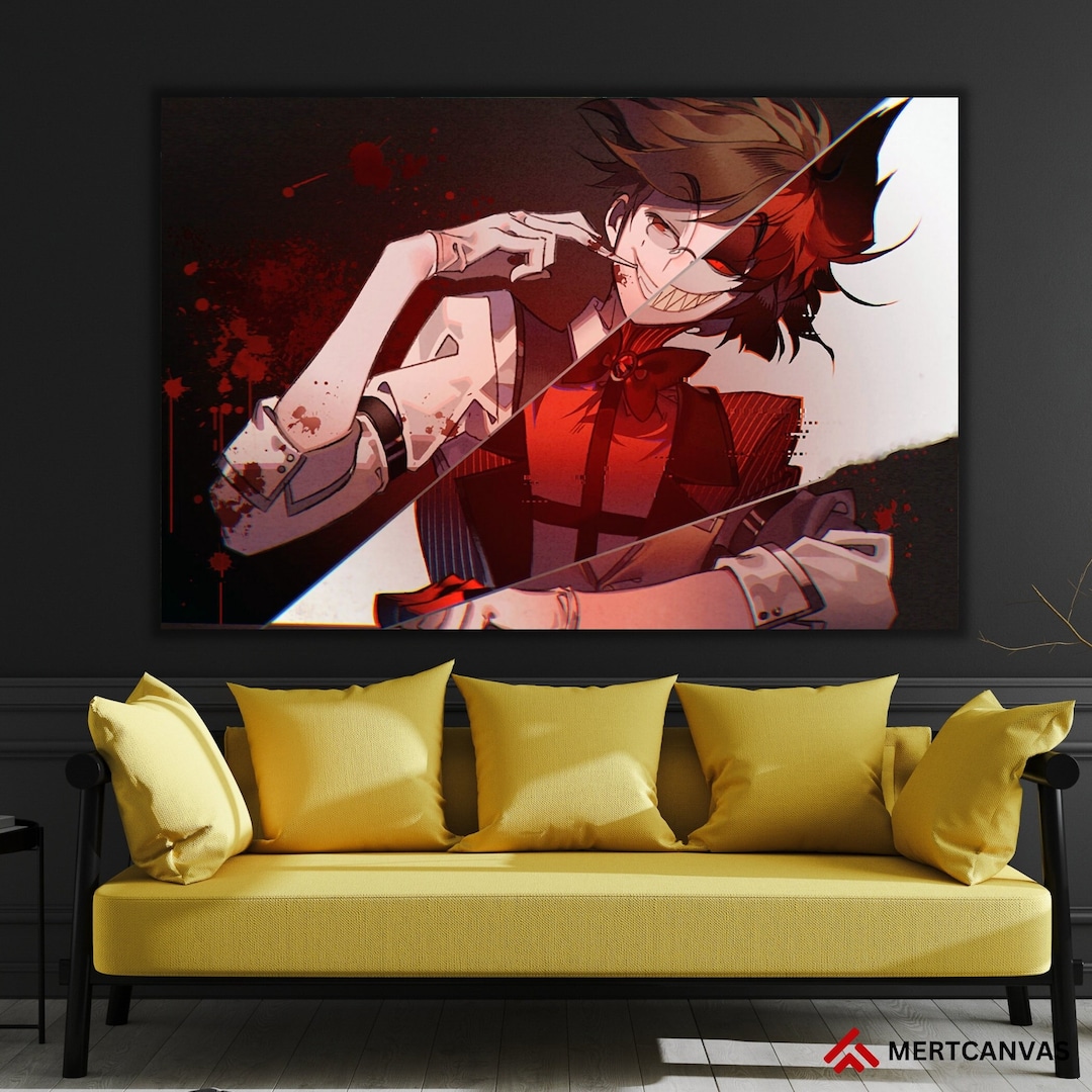 Alastor Poster Alastor Canvas Hazbin Hotel Art Demon Character Design ...
