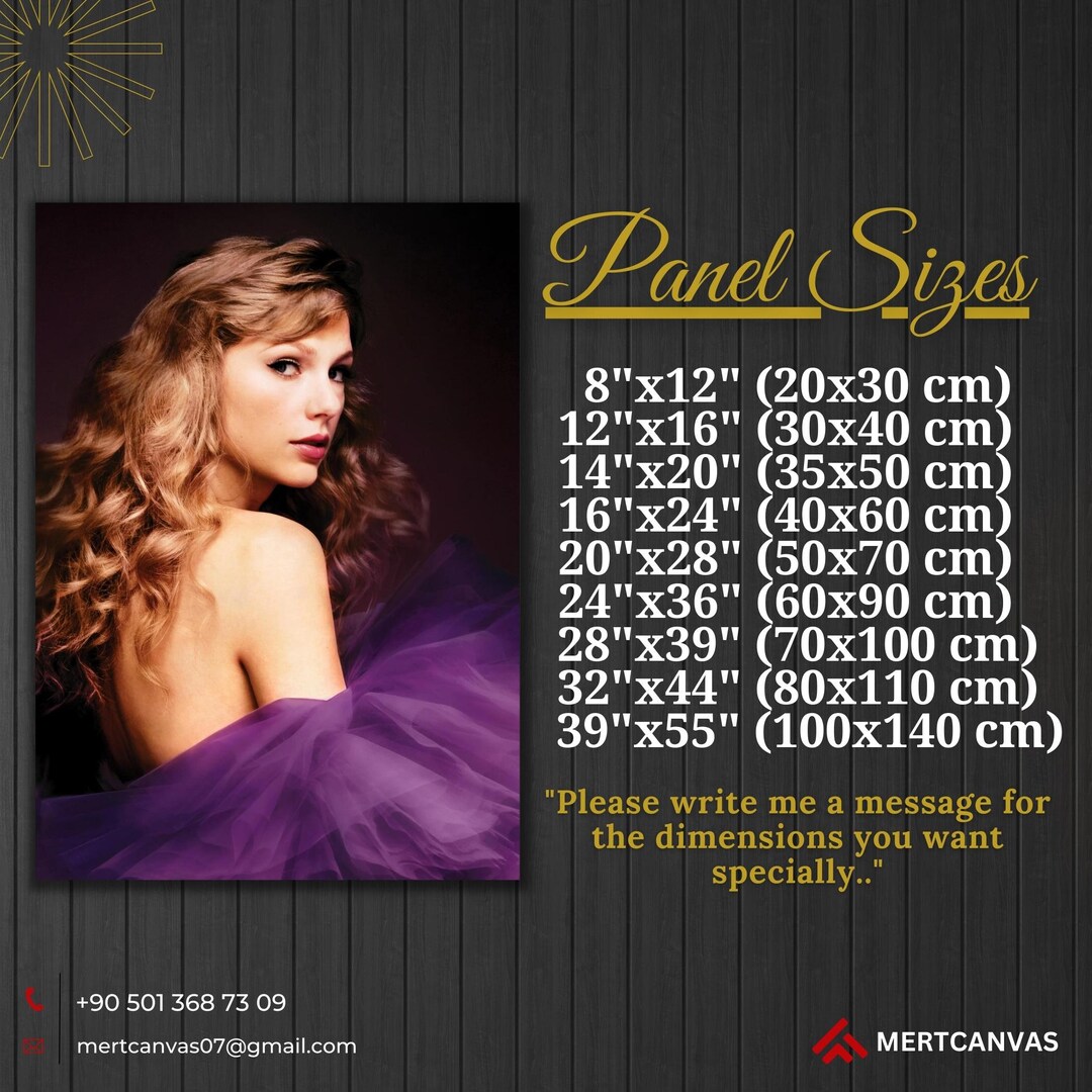 Taylor Swift Canvas Poster Taylorswift Decor Print Taylor - Etsy