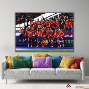 Spain Euro 2024 Champions Poster Spain Euro 2024 Euro 2024 Poster Gift ...