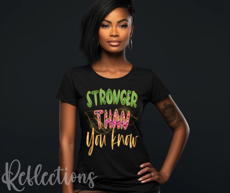 Clipart Inspiration Quotes, Uplifting SVG, Affirmation SVG, stronger ...