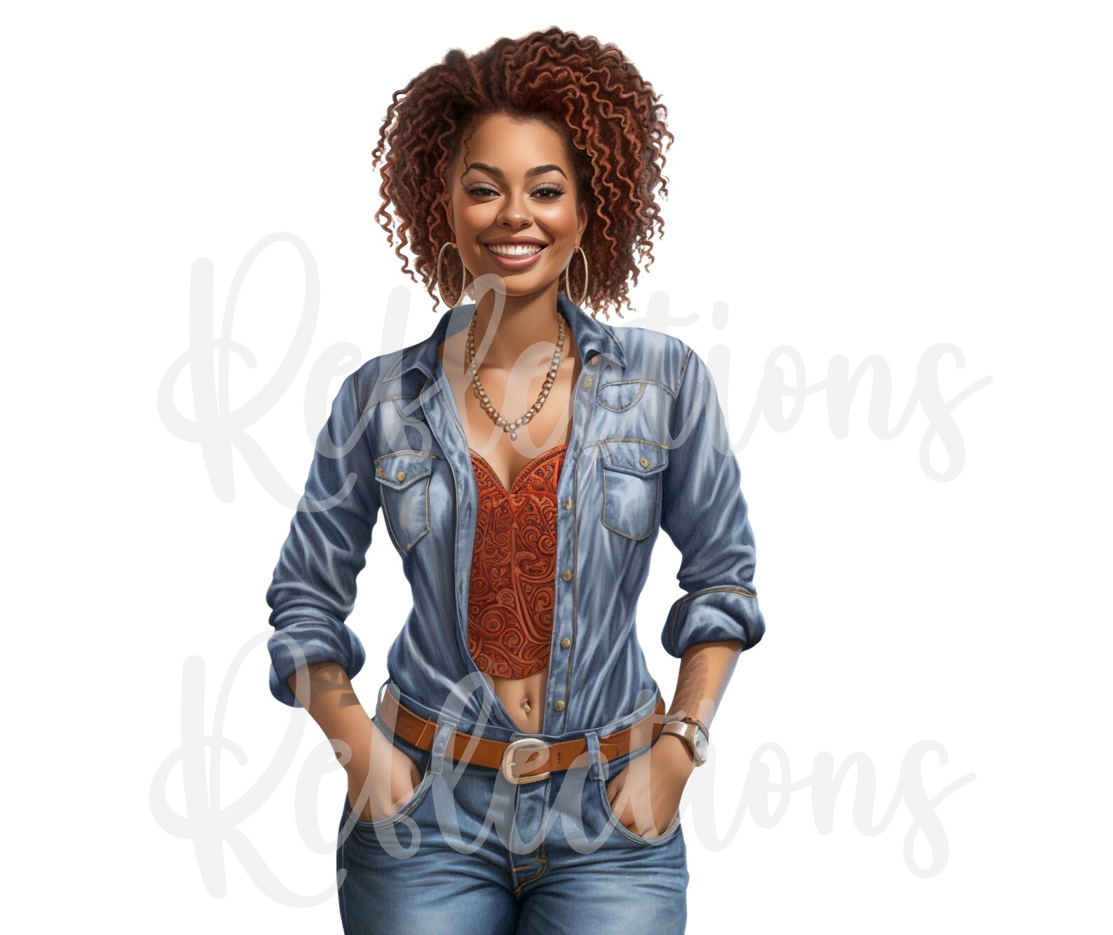 African American Clipart Bundle, Black Woman Clipart, Black Girl Clip ...
