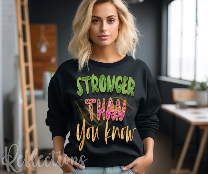 Clipart Inspiration Quotes, Uplifting SVG, Affirmation SVG, stronger ...