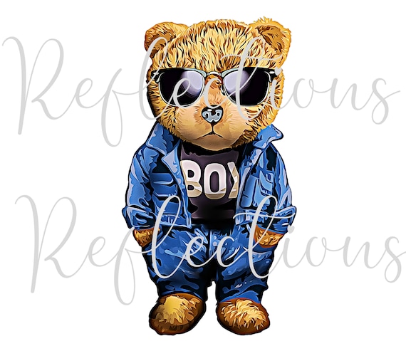 Boy Bear SVG Boy Bear Png Boy Bear Digital Clipart Black - Etsy
