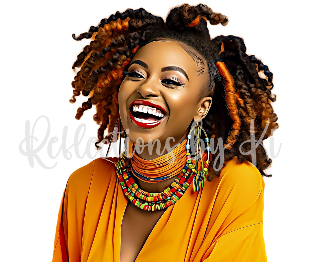 Locs SVG Black Woman Locs SVG Natural Svg Black Girl SVG - Etsy