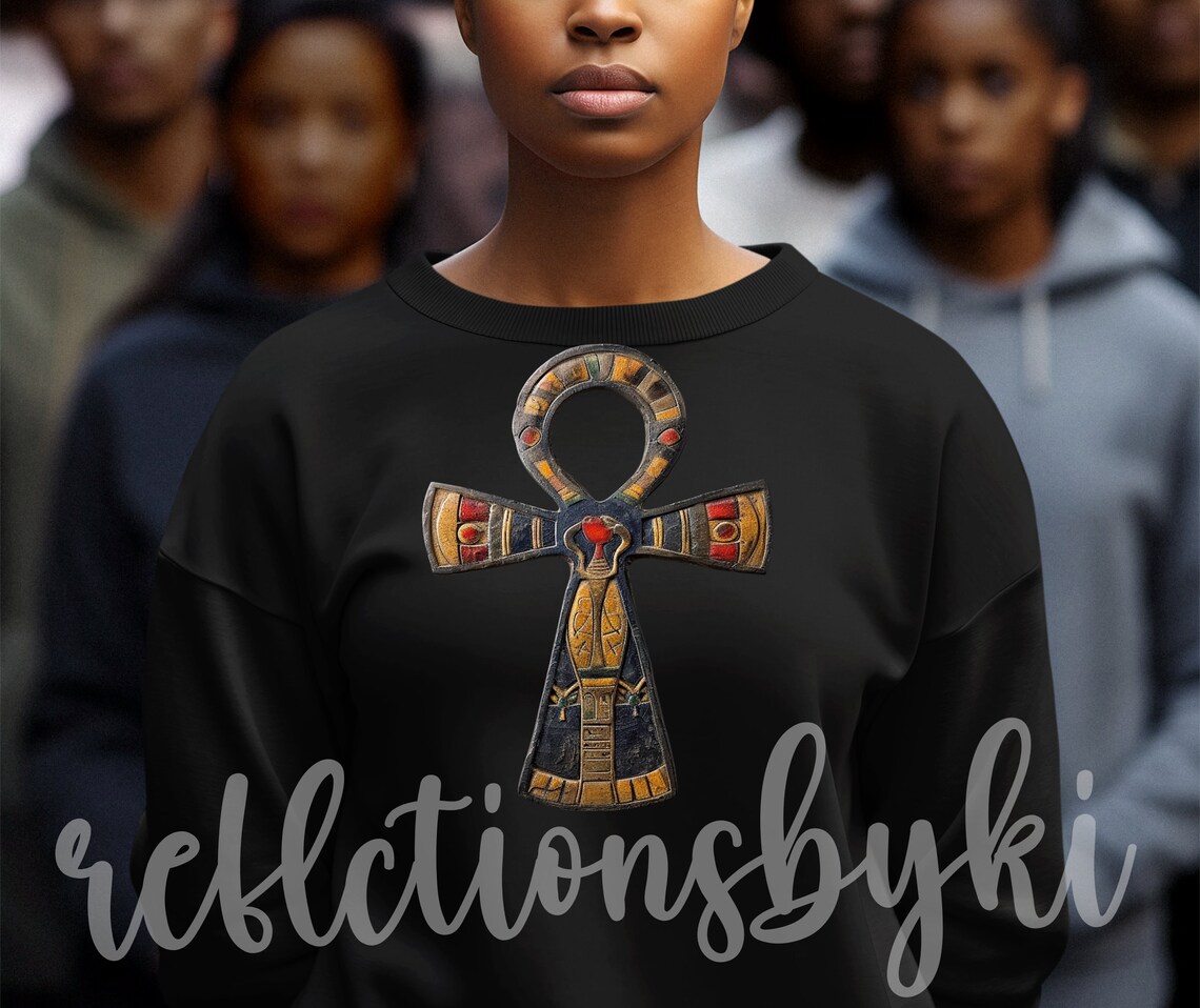 Colorful Ankh PNG, Ancient Egyptian Png, Life PNG, Digital Clipart ...