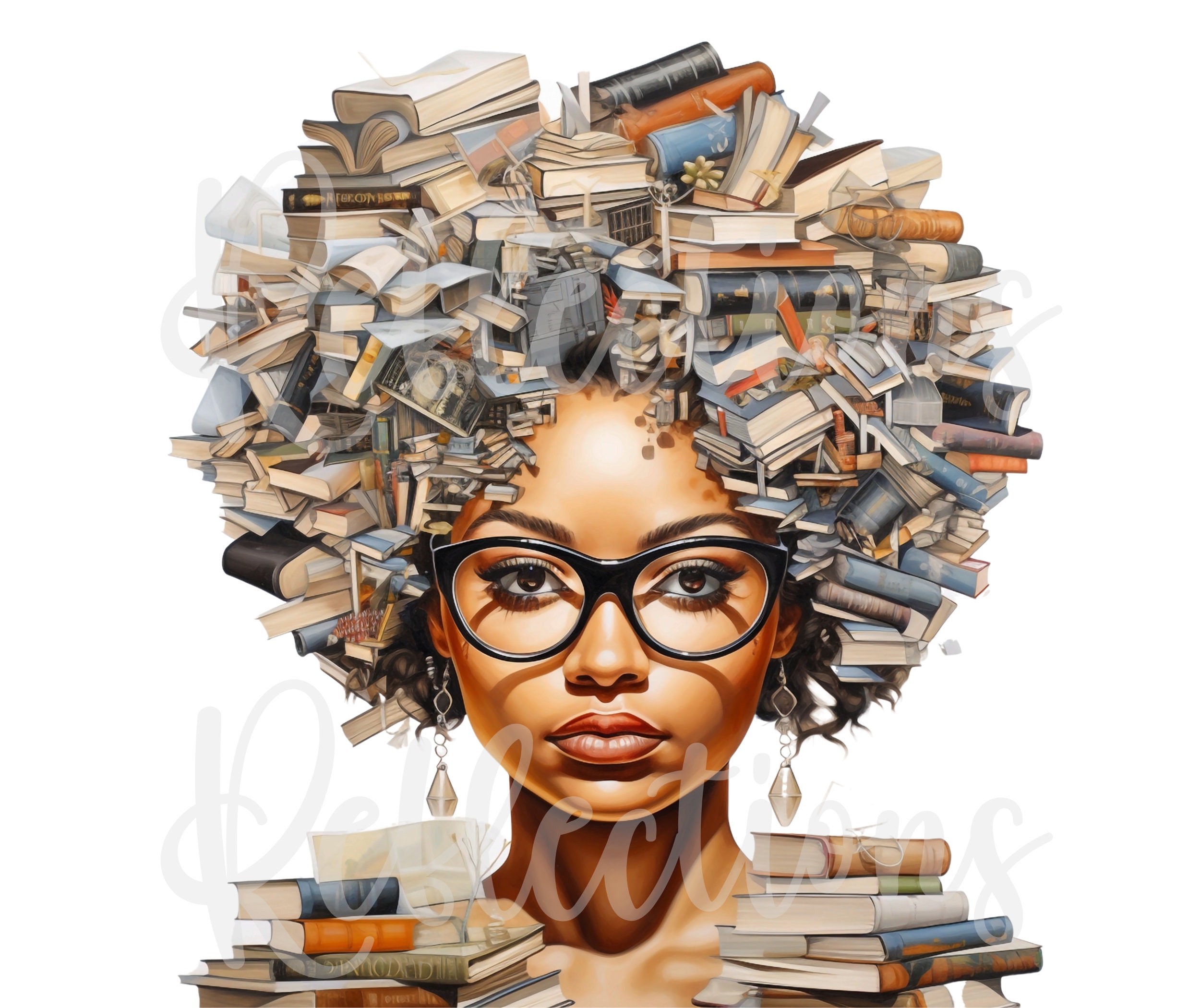 African American Clipart Bundle, Black Woman Clipart, Black Girl Clip ...