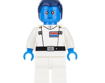 Lego Custom Star Wars Grand Admiral Thrawn Minifigure Rebels - Etsy
