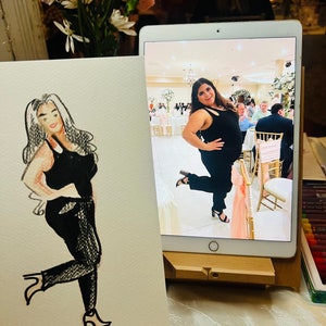 Live Guest Portrait, Live Guest Watercolor Painting, Live Wedding ...