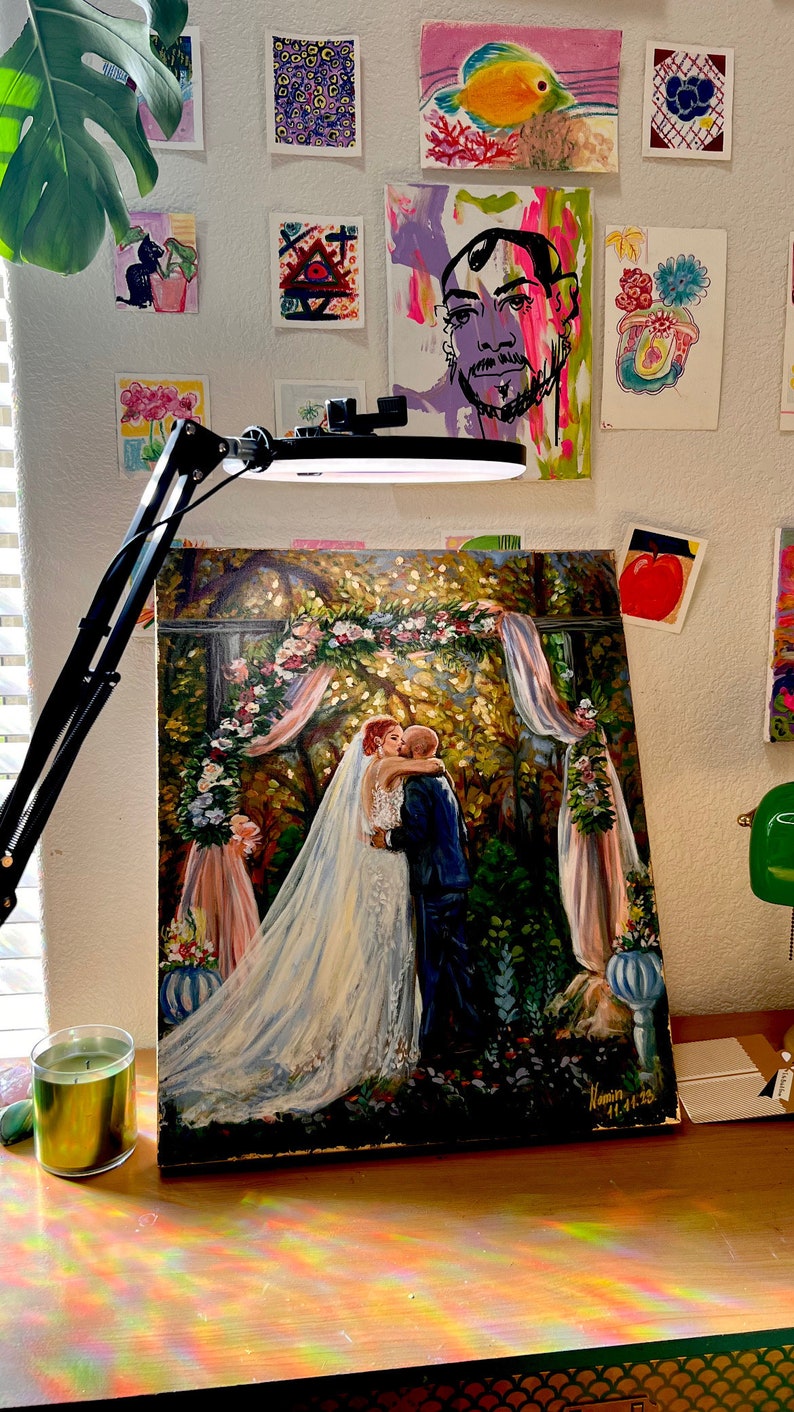 Live Wedding Painting, Live Event Painter, Wedding Artist, Wedding ...