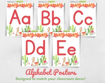 Alphabet Posters, Large Format for Classroom Use - Etsy