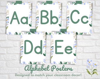 Alphabet Posters, Large Format for Classroom Use - Etsy