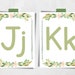 Alphabet Posters Floral Alphabet Posters Printable Alphabet Classroom ...