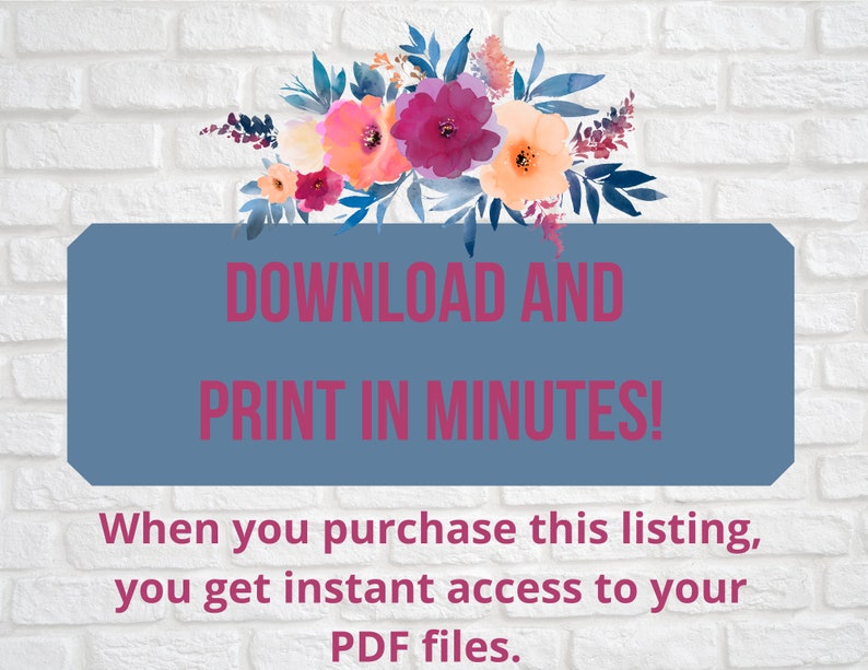 Alphabet Posters Floral Alphabet Posters Printable Alphabet Classroom ...