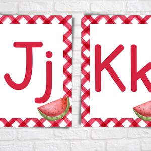 Alphabet Posters Picnic Alphabet Posters Printable - Etsy