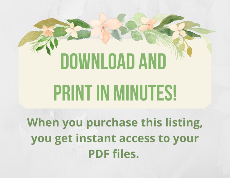 Alphabet Posters Floral Alphabet Posters Printable - Etsy