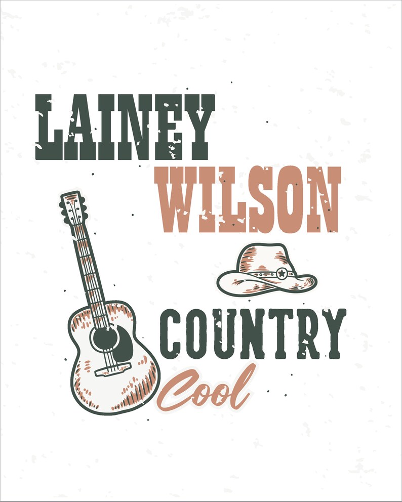 Lainey Wilson Poster Set Digital File PNG - Etsy