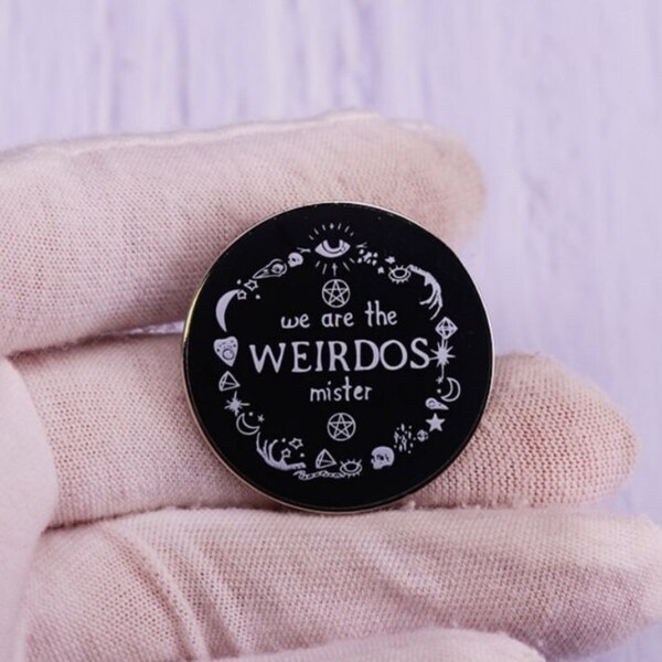 Wednesday Addams Badge - Etsy