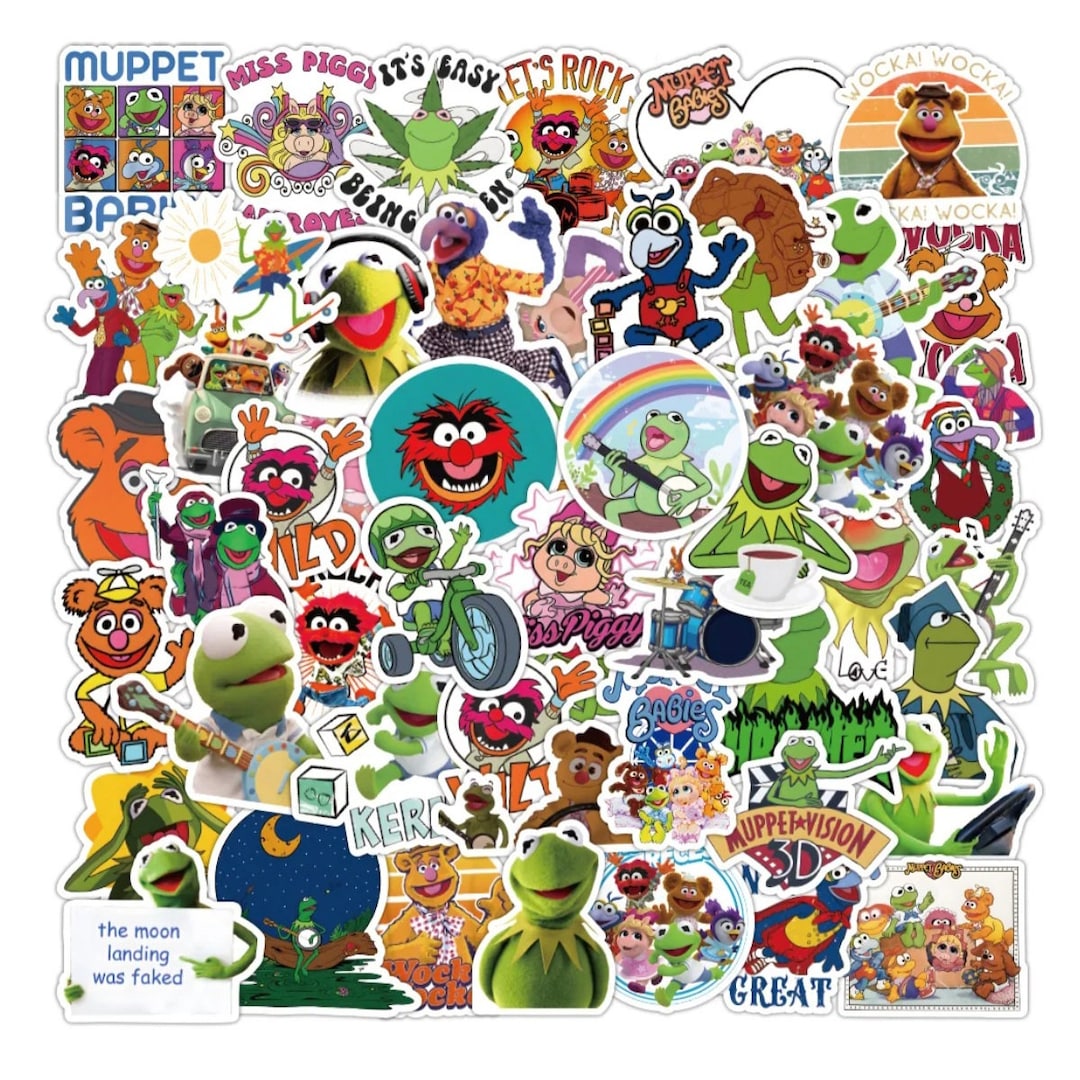 Stickers, the Muppet Show, Muppet Babies, Animal, Kermit, Miss Piggy ...