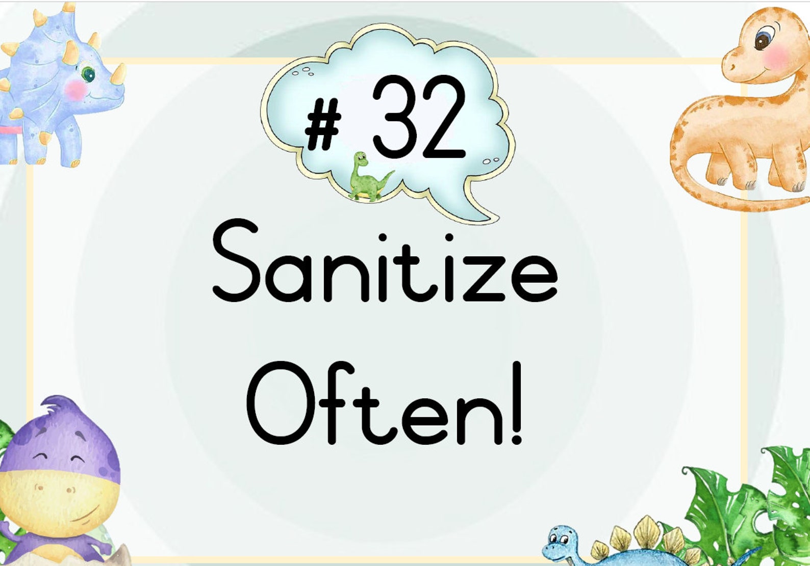 Dinosaur Classroom Rules OPTION 2 - Etsy UK