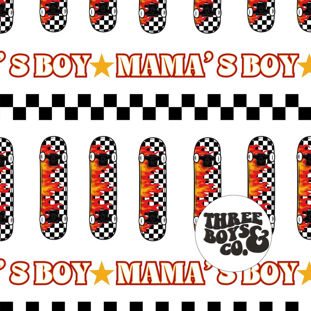 Mamas Boy Seamless | Rad Boy Seamless | Boy Seamless | Skater Seamless ...
