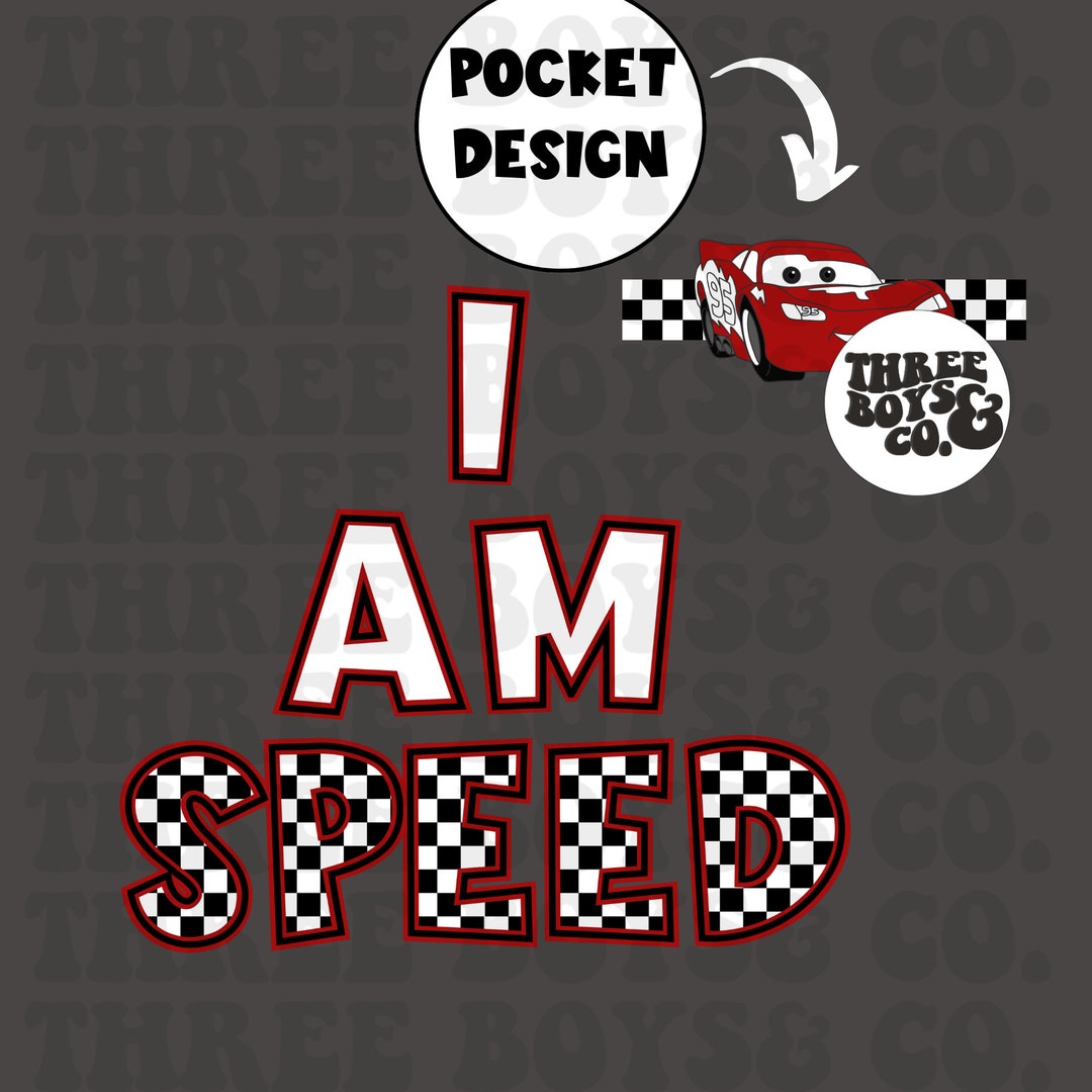 I Am Speed Png | Race Car Png | Boy Png - Etsy Australia