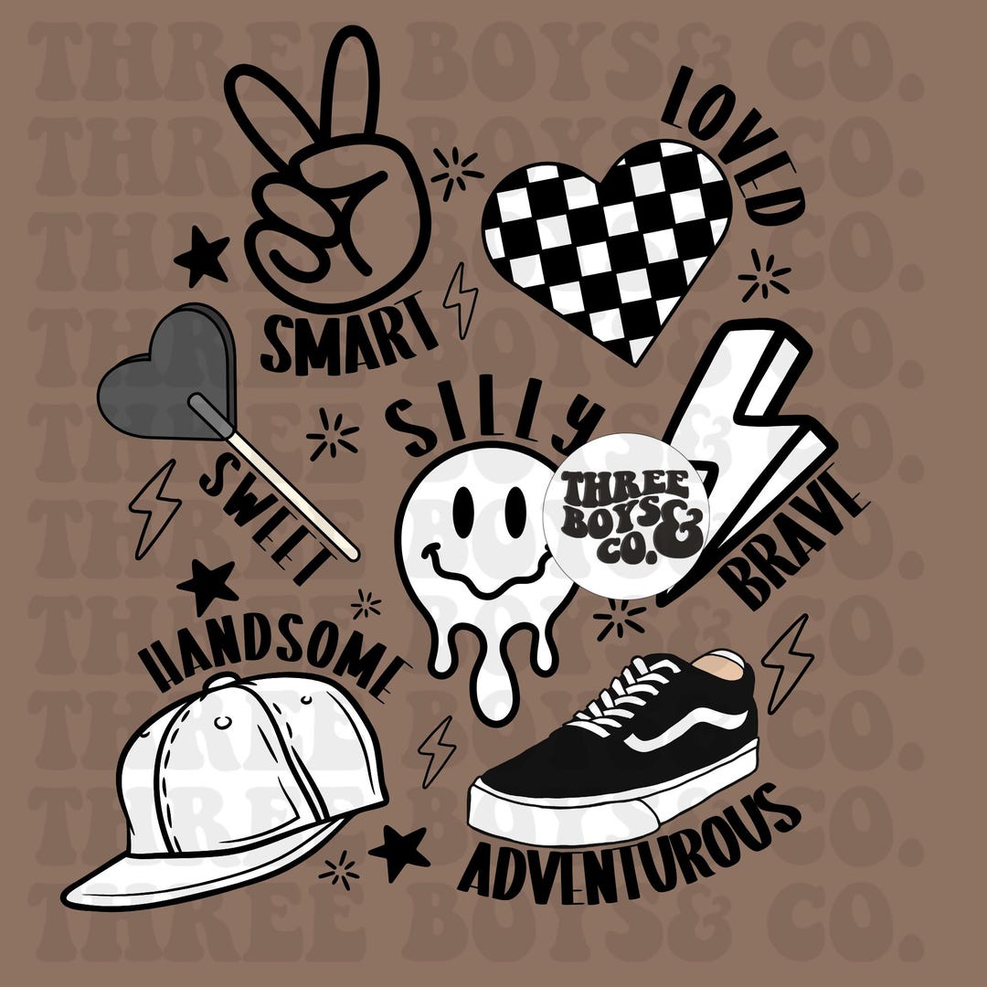 I Am Boy Png | Boy Png | Trendy Boy Png - Etsy