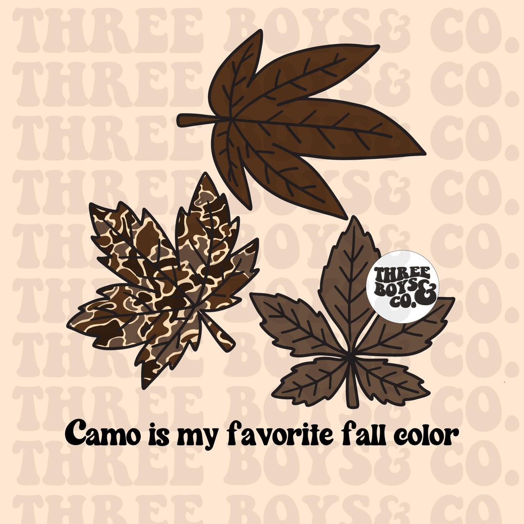 Camo is My Favorite Fall Color | Boy Png | Camo Png | Boy Fall Png - Etsy