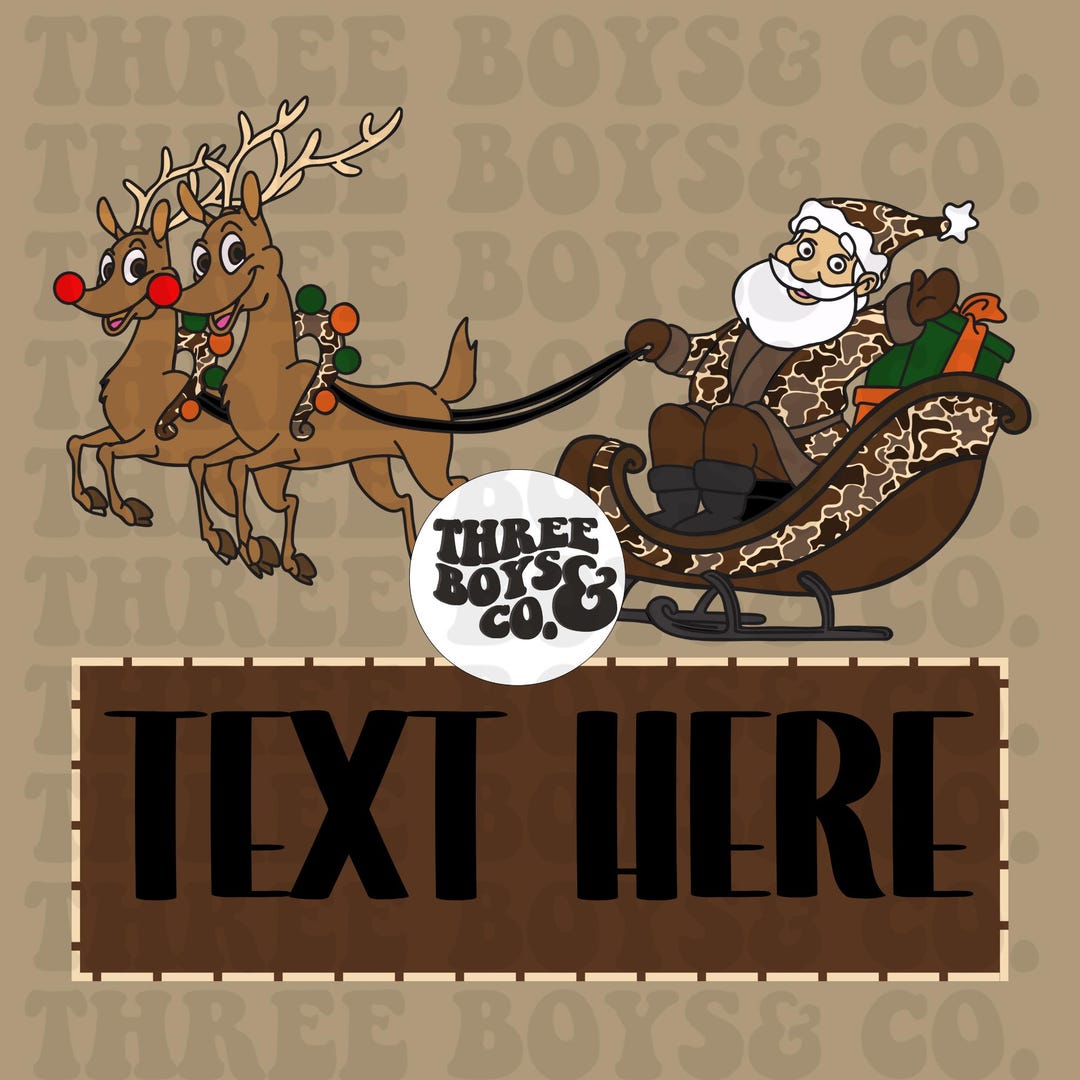 Custom Name Camo Santa Png | Camo Santa | Santa Png | Christmas Png - Etsy