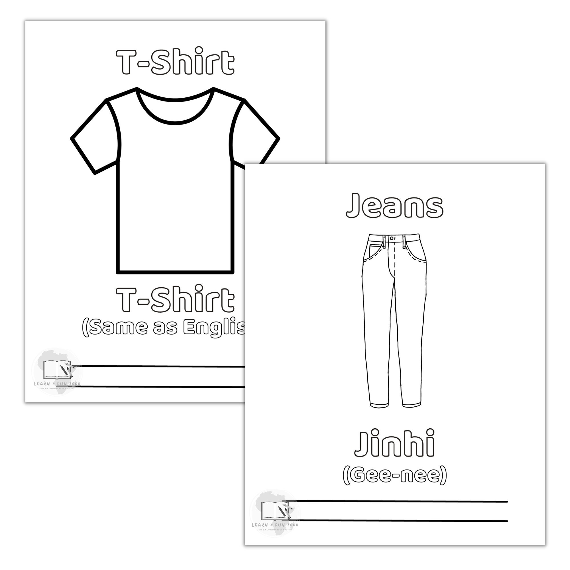 T Shirt Coloring Page Printable