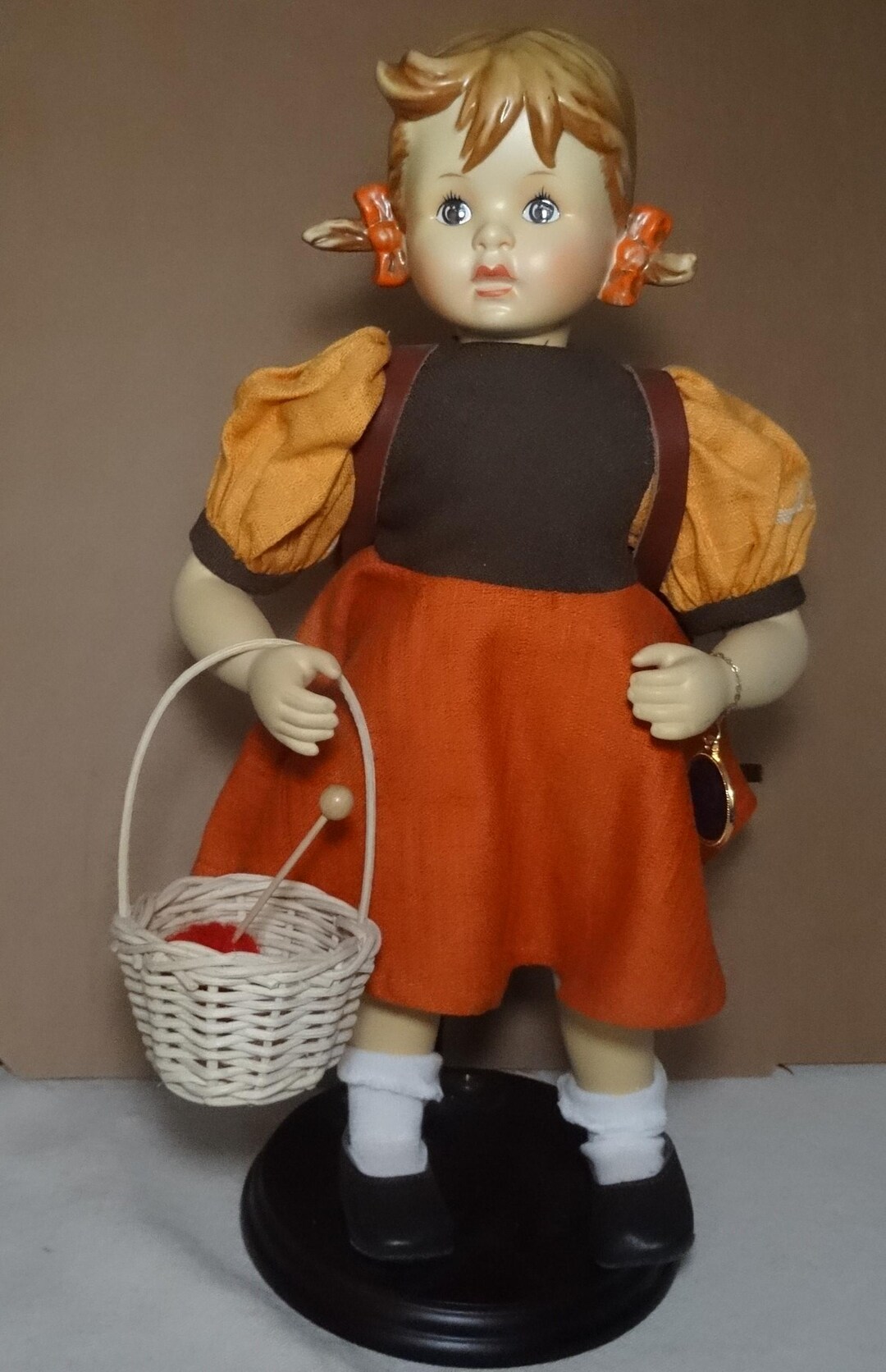 Vintage Hummel School Girl Doll - A Special 125th Anniversary Edition ...