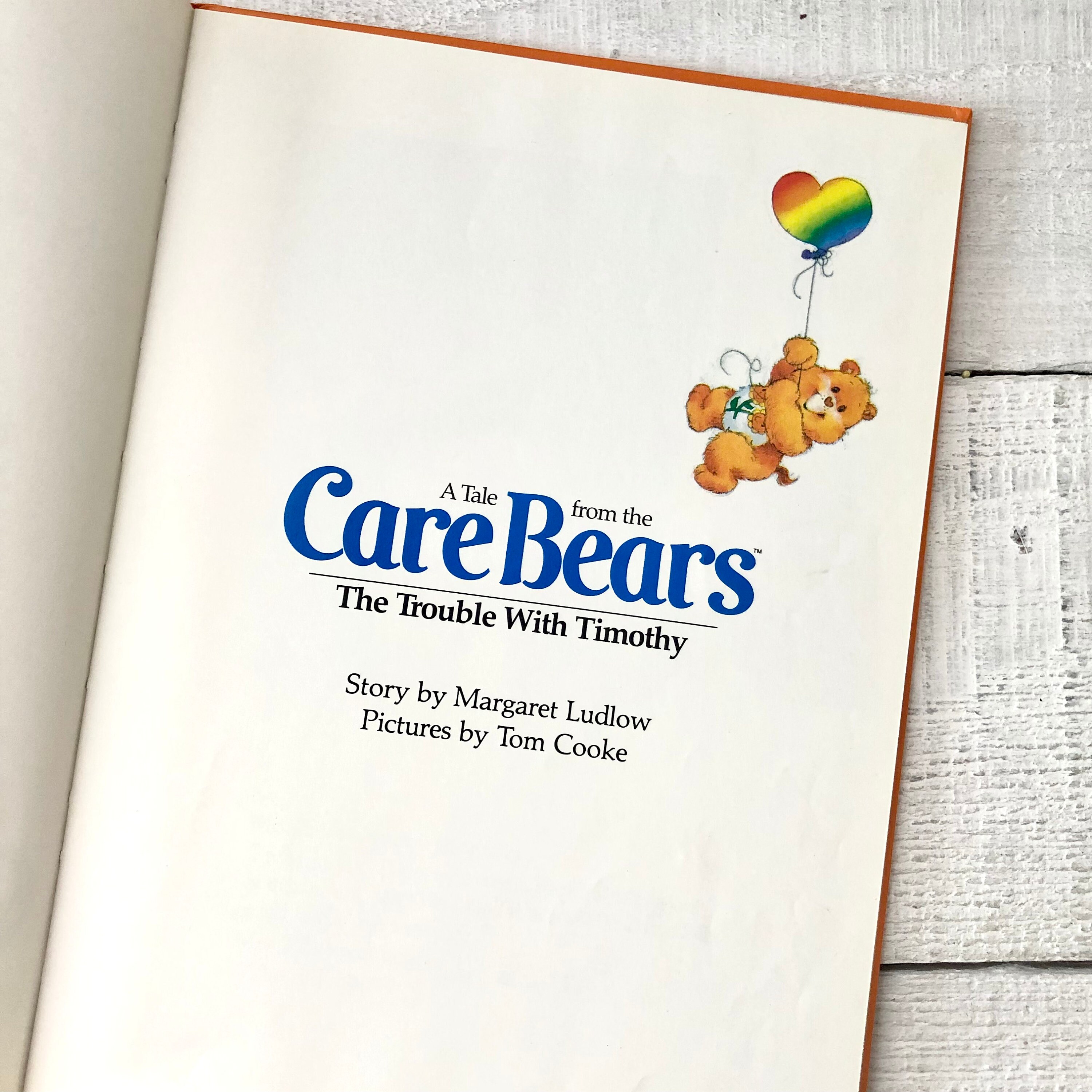 1983 ‘care Bears, the Trouble With Timothy’ - Etsy