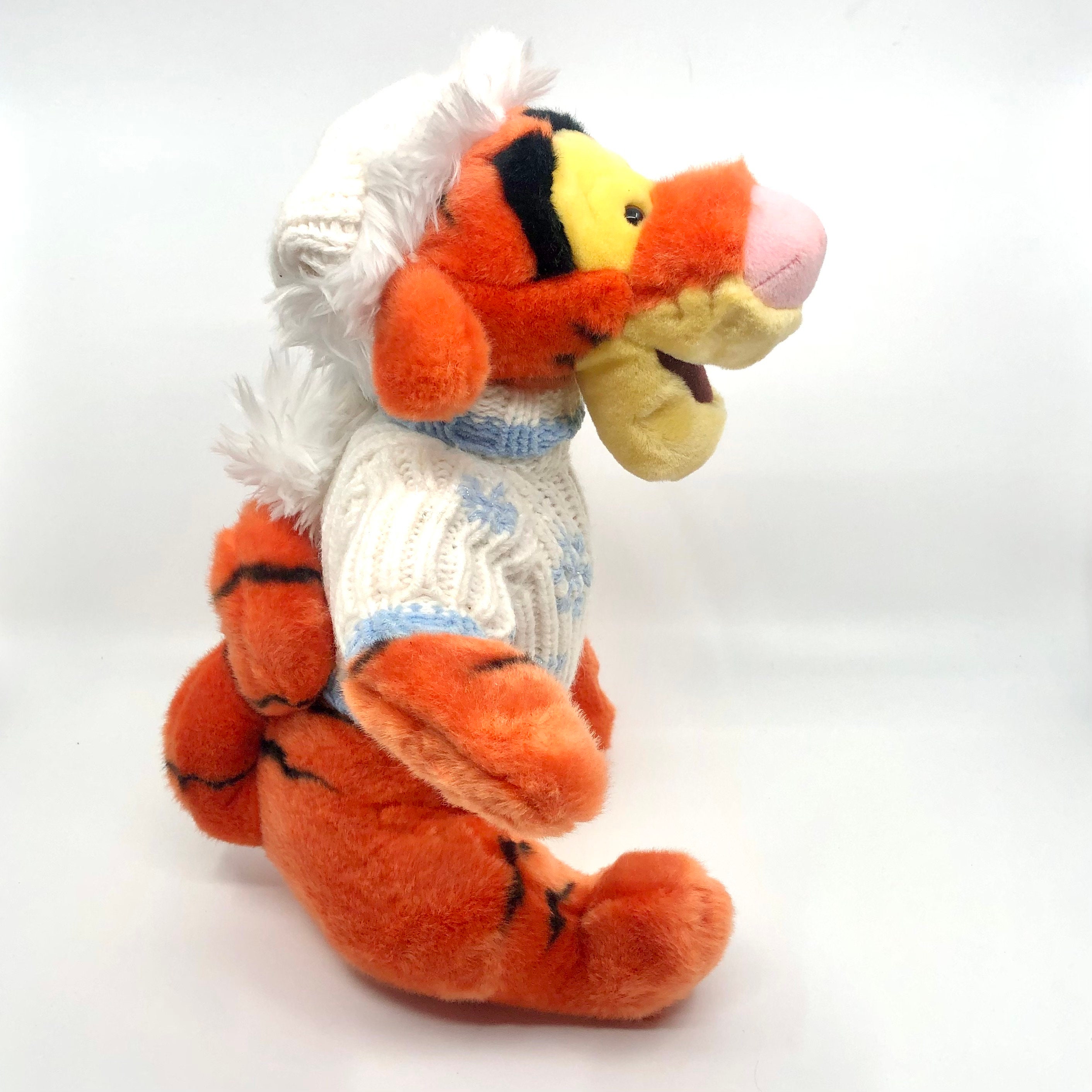 Vintage 13 Plush Tigger Dressed for Winter - Etsy