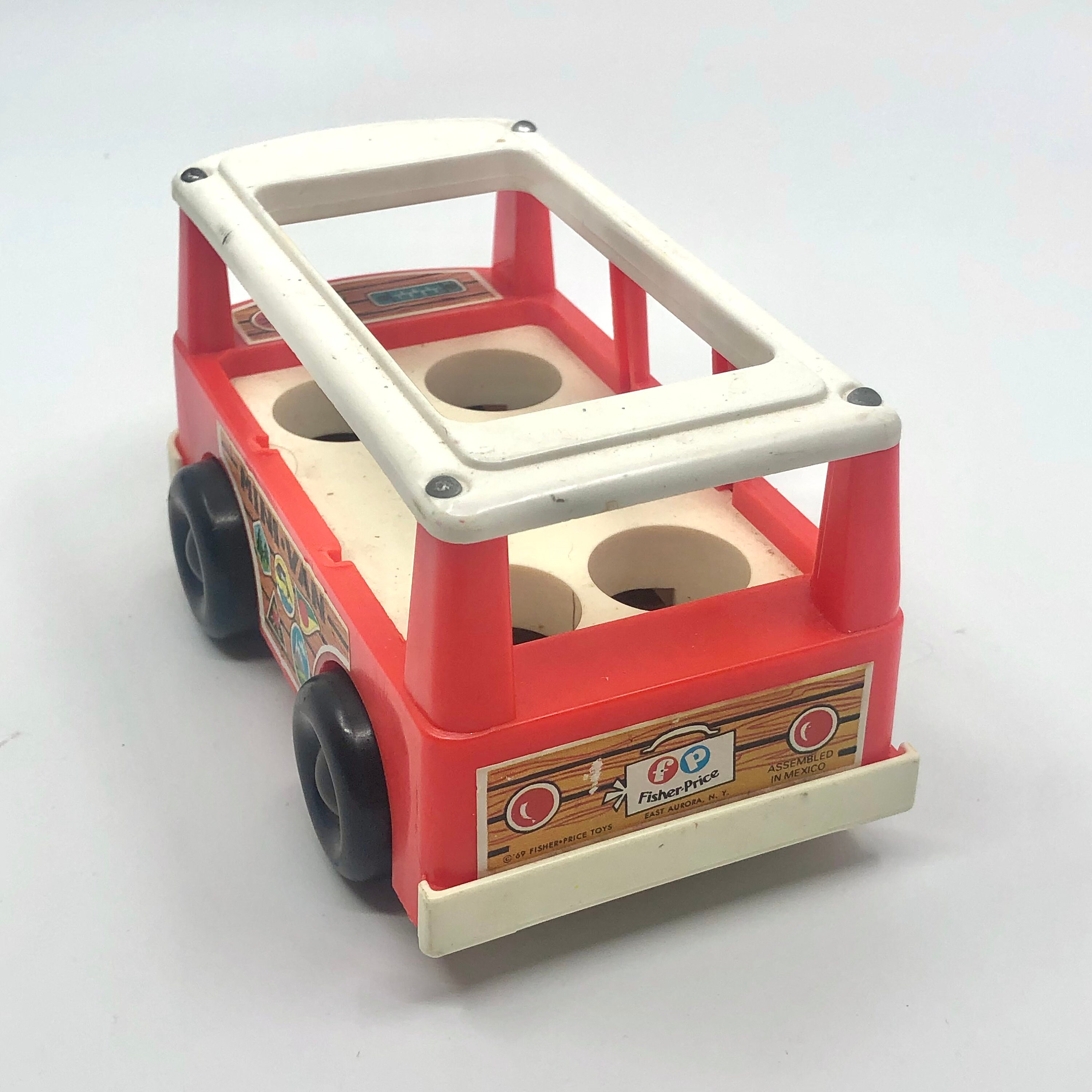 1969 Fisher Price Mini Van, Red - Etsy