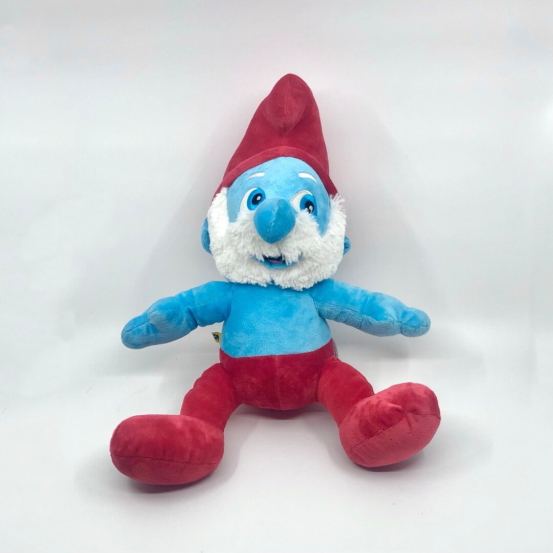 Vintage Papa Smurf Plush by Build a Bear - Etsy