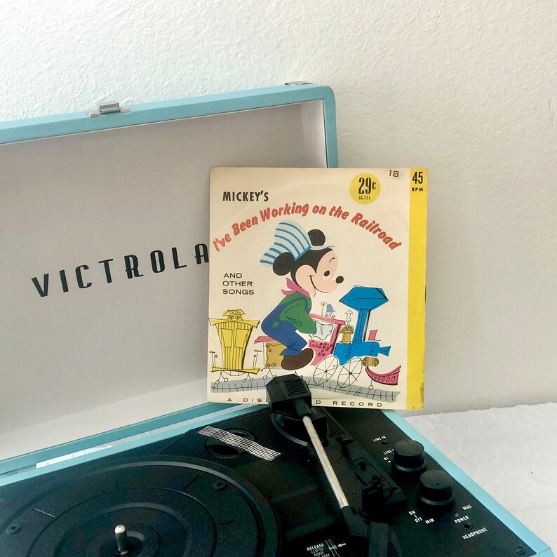 1960 Disneyland Record ‘mickey’s I’ve Been Working on the Railroad’ - Etsy