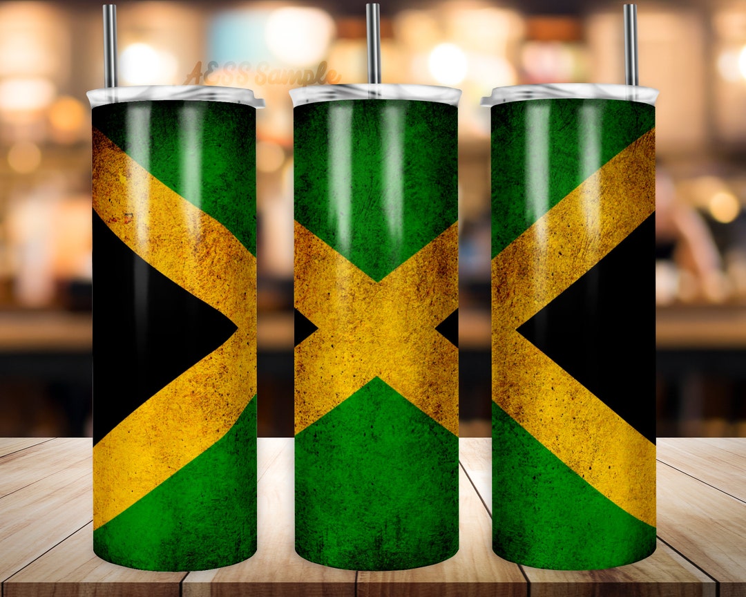 Jamaican Flag Tumbler Design | 20oz Tumblers | Tumbler Wrap | Tumbler ...