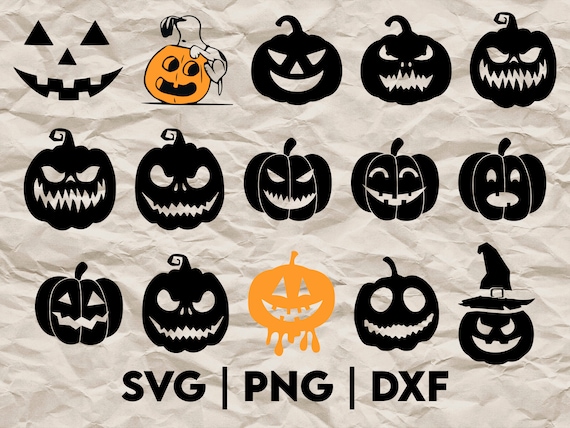 Pumpkin SVG Design PNG Dfx Great for T-shirts Decals - Etsy