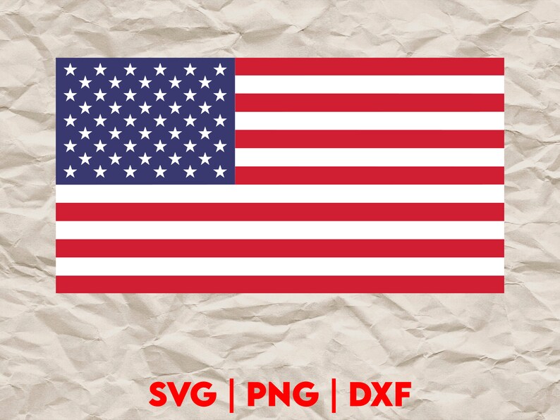 American Flag SVG Design PNG Dfx Great for T-shirts Decals - Etsy