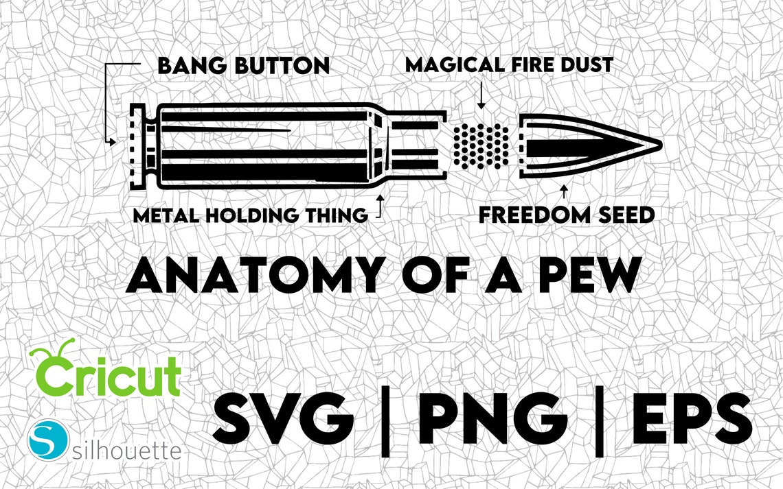 Anatomy of a Pew Design PNG SVG EPS Great for T-shirts - Etsy