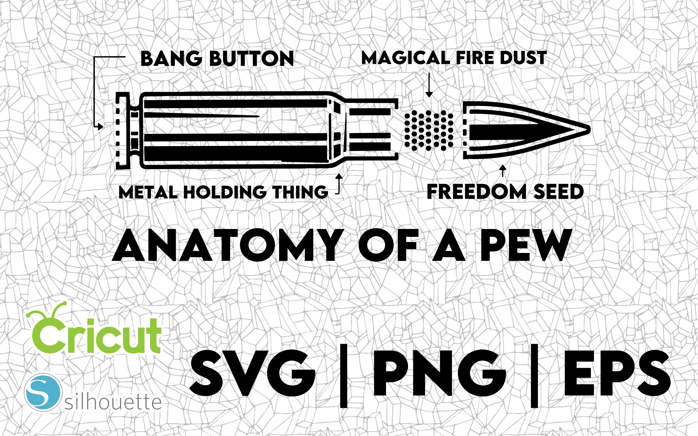 Anatomy of a Pew Design PNG SVG EPS Great for T-shirts - Etsy