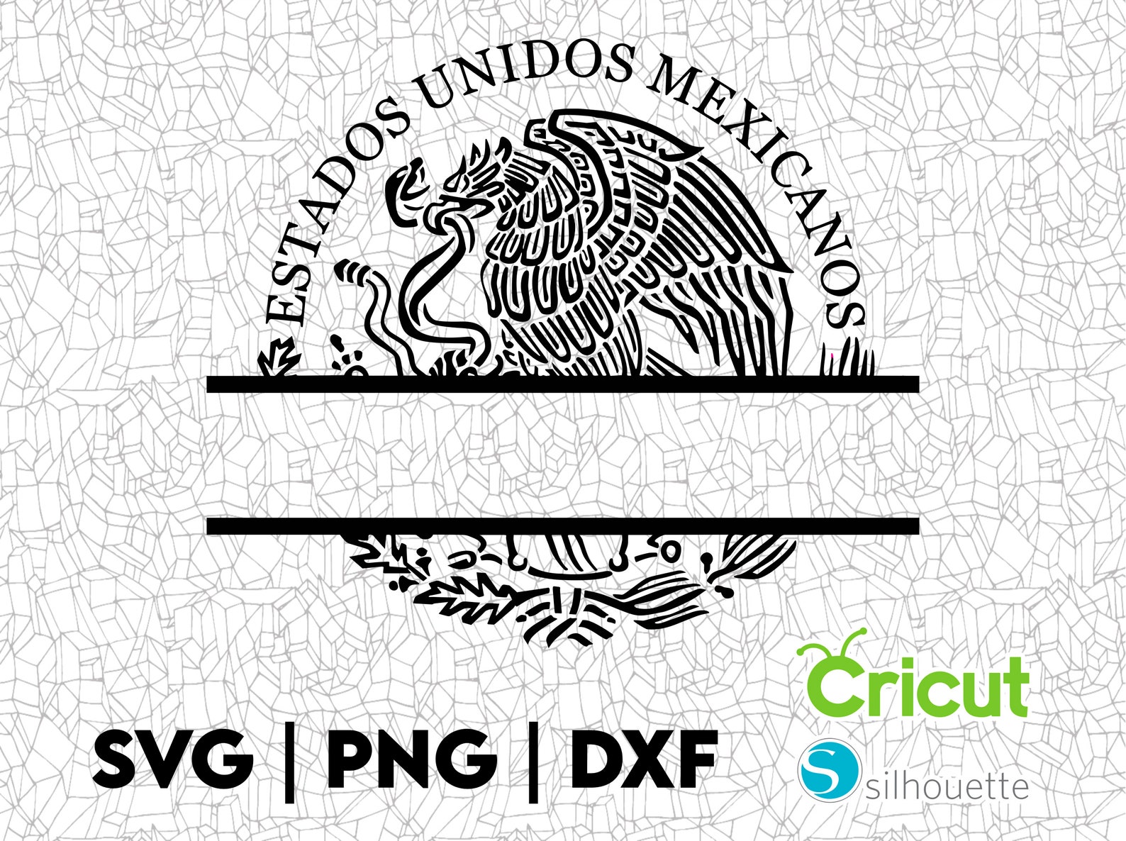 Mexico Eagle Design | PNG SVG DXF | Great for T-shirts, Decals ...