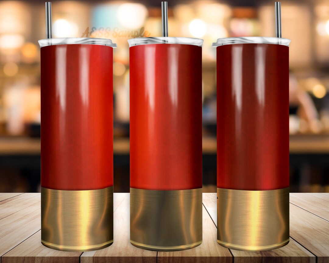 Shotgun Shell Tumbler Design | 20oz Tumblers | Tumbler Wrap | Tumbler ...