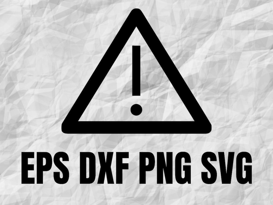 Hazard Sign Design | Eps Dxf Png Svg | Great for T-shirts, Decals ...