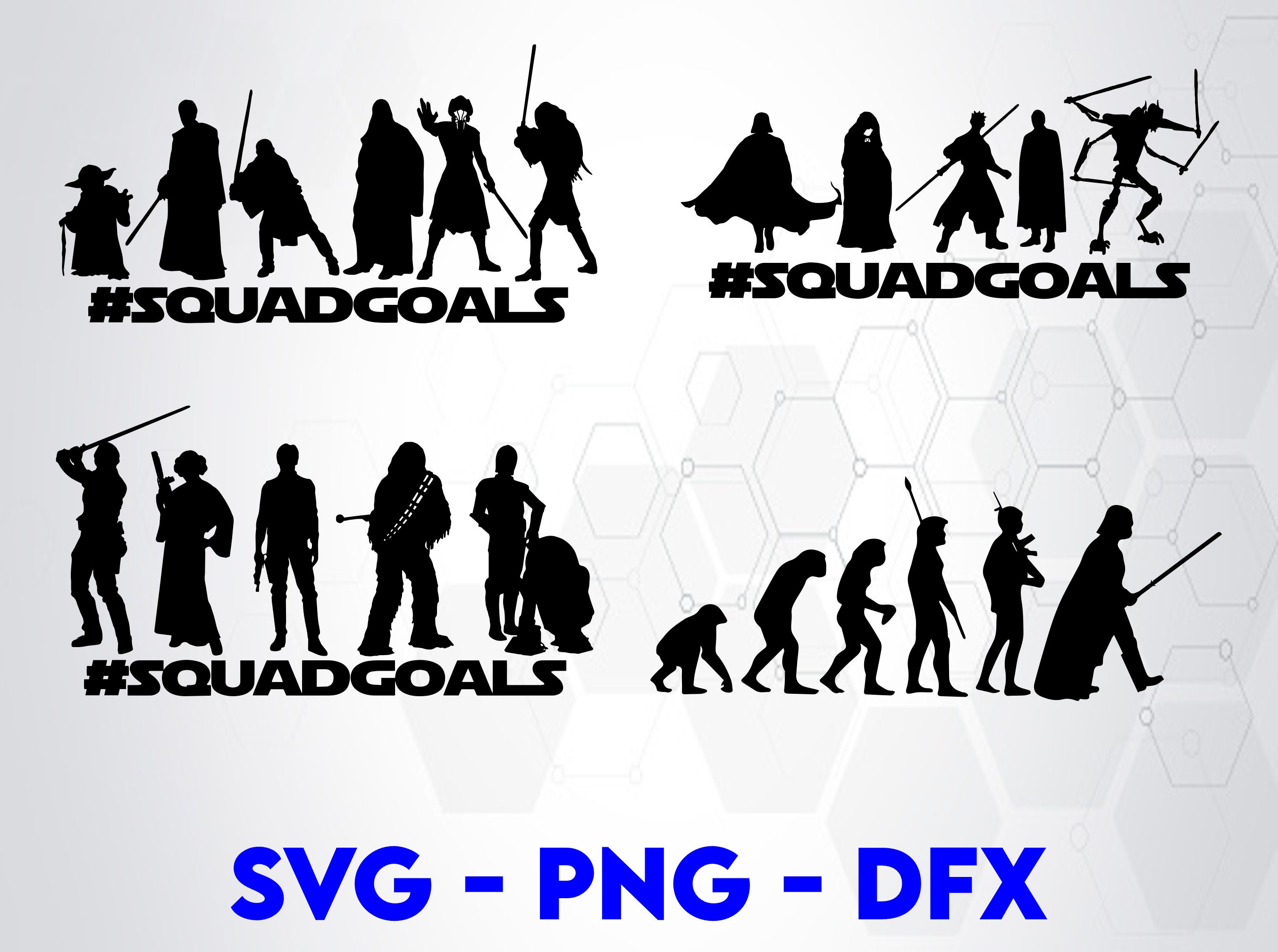Squad Goals Bundle Svg Png Dfx Great for T-shirts | Etsy