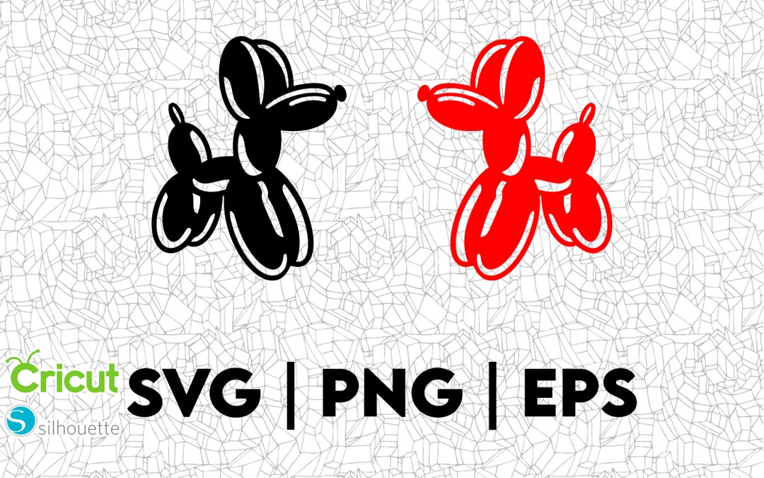 Balloon Dog Design | PNG SVG EPS | Great for T-shirts, Decals, Stickers ...