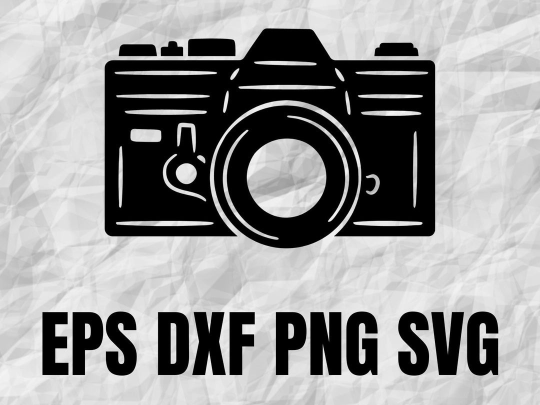 Vintage Camera Design | Eps Dxf Png Svg | Great for T-shirts, Decals ...