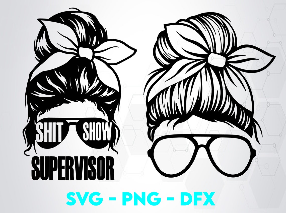 Shit Show Supervisor Design PNG SVG DXF Great for - Etsy Ireland