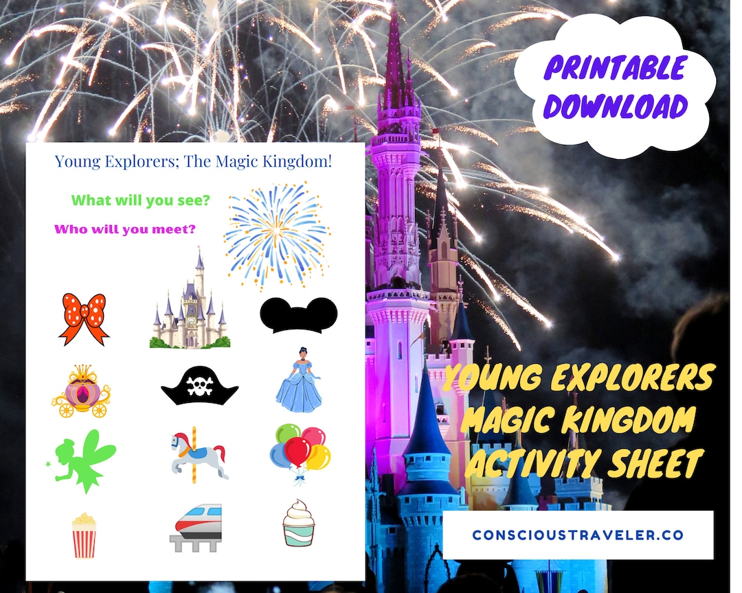 Young Explorers the Magic Kingdom - Etsy