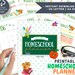 Printable Homeschool Planner Printable 2024 Academic Planner - Etsy